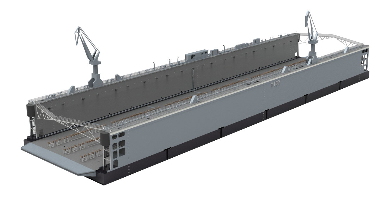 MILITARY FLOATING DOCK – Norden Ship Design House | Design,Naval ...
